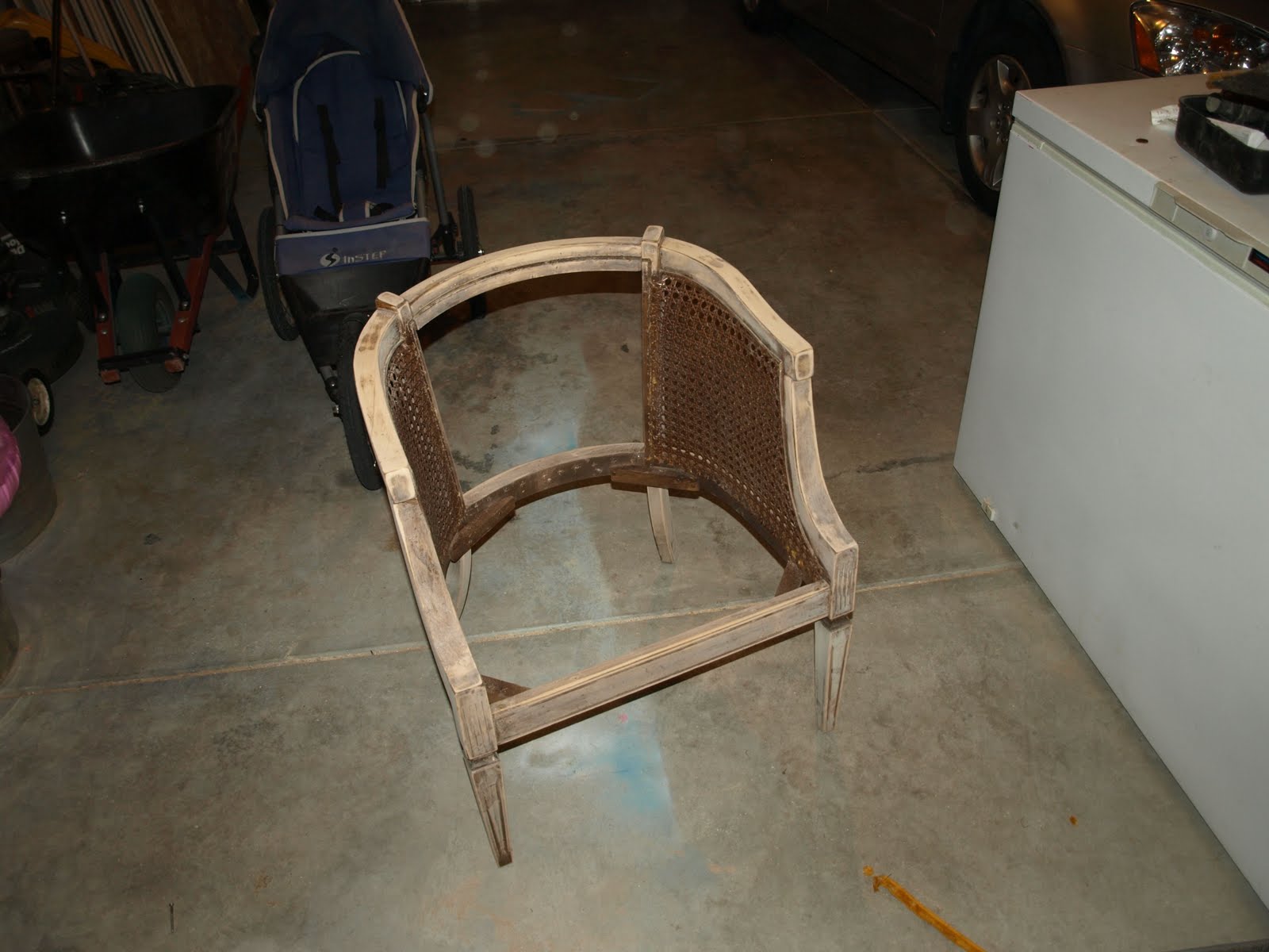 oh write!: Yellow Cane Chair: A Tutorial