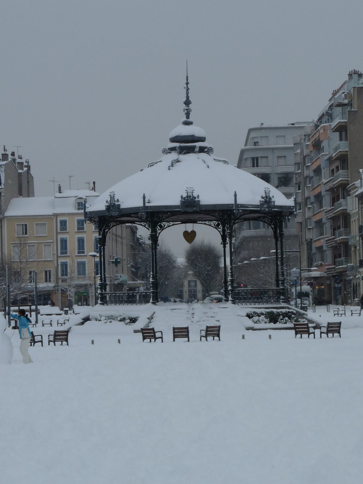 Vivre l'international: Valence sous la neige de décembre