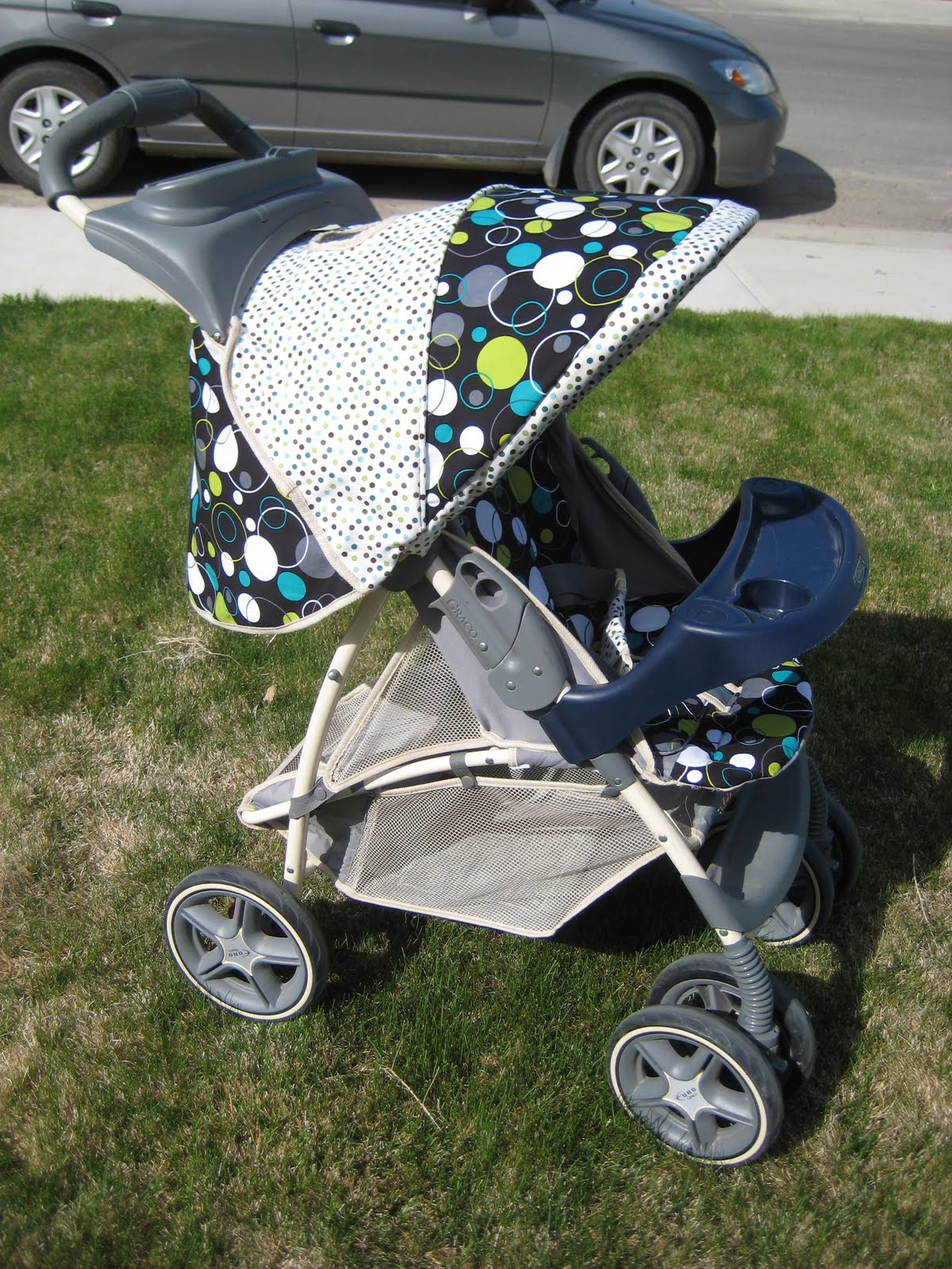 Laura Thoughts: Stroller Re-cover