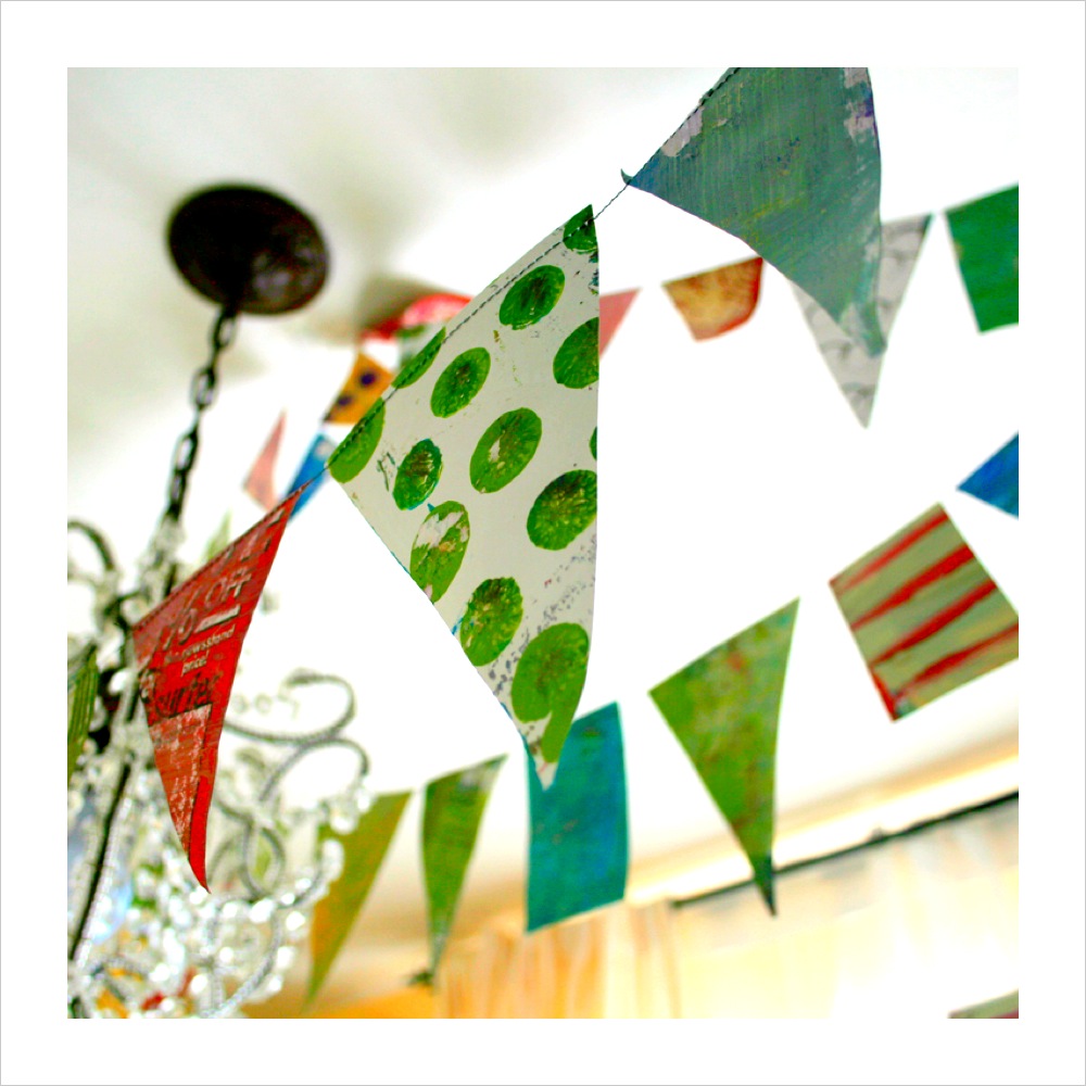 alisaburke: Recycled Bunting Flags
