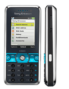 Mobile Phone Secrets: Sony Ericsson K660i Blue Black