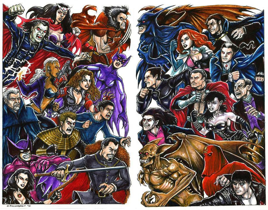 Alternatural Thoughts: Marvel-DC: Vampire War!