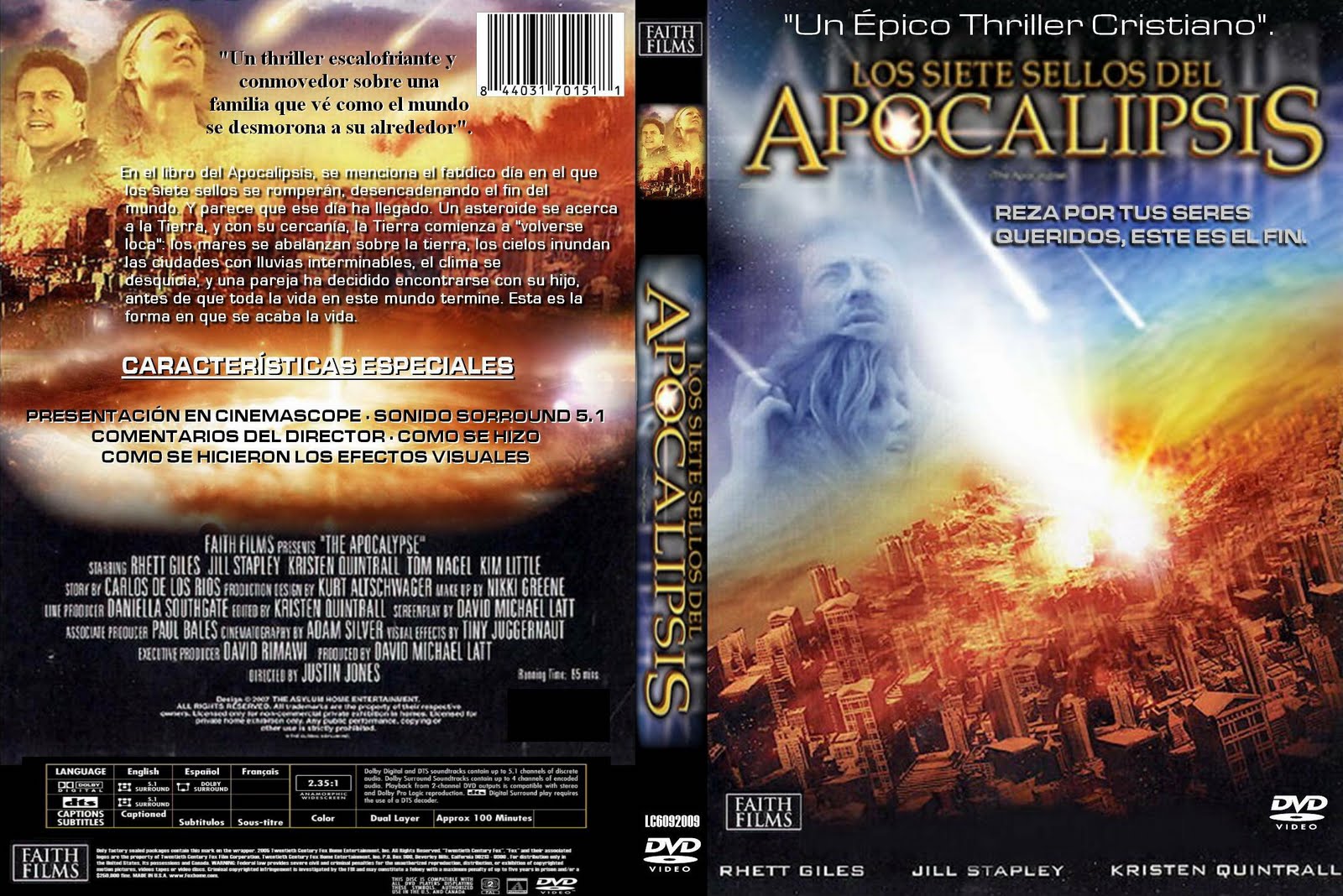 ELCINEENSUSMANOS: LOS SIETE SELLOS DEL APOCALIPSIS (CRISTIANA)