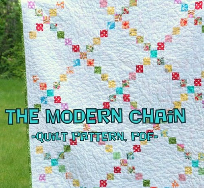 Quilt Story: Cluck Cluck Sew, Modern Chain Quilt...
