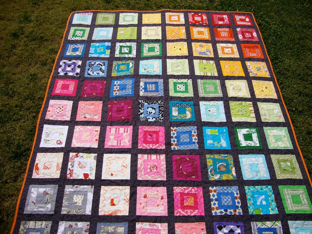 Quilt Story: 30 and quilting Paintbox Quilt