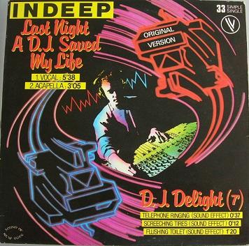 Coup de projo 80's sur: Le Groupe -- Indeep + Clips: Last night a DJ ...