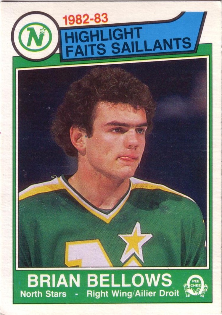 Minnesota North Stars Cards: 1983-84 O-Pee-Chee #165 Brian Bellows ...