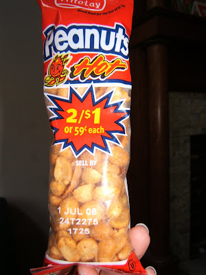 Hot Chicks Eatin' Spicy Chips: Snack #20- Frito Lay Hot Peanuts