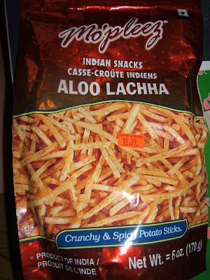 Hot Chicks Eatin' Spicy Chips: Snack #37- Mo’pleez Indian Snacks Aloo ...