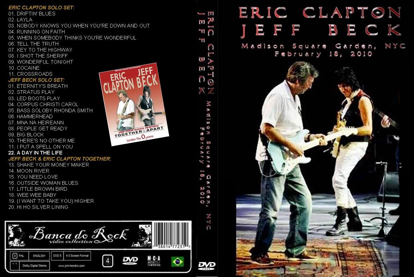 BANCA DO ROCK Rock Concert DVD: 1014 - DVD CLAPTON & BECK 2010 - BOOTLEG