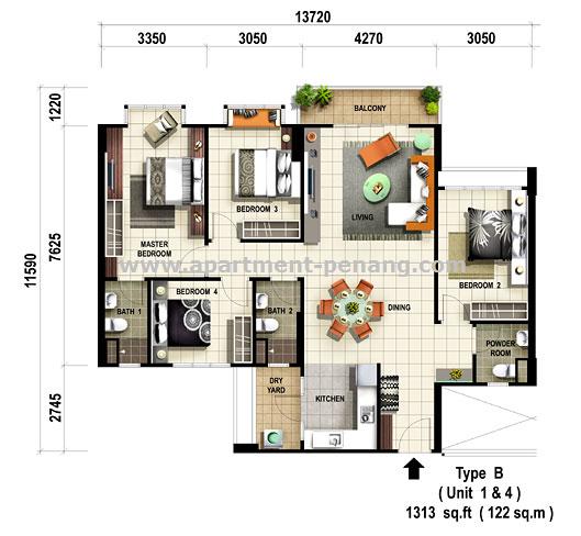 Summer Place Penang Property | Penang.MalaysiaCondo.com