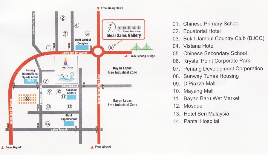 1-Sky (1-World 2) Penang Property | Penang.MalaysiaCondo.com