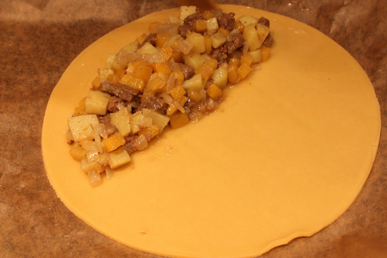 Vanilla: Cornish pasties