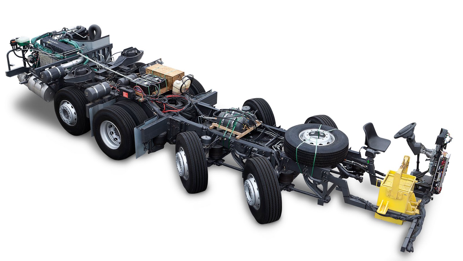 Volvo lança novo chassi B12R 8x2 para os mercados brasileiro e sulamericano