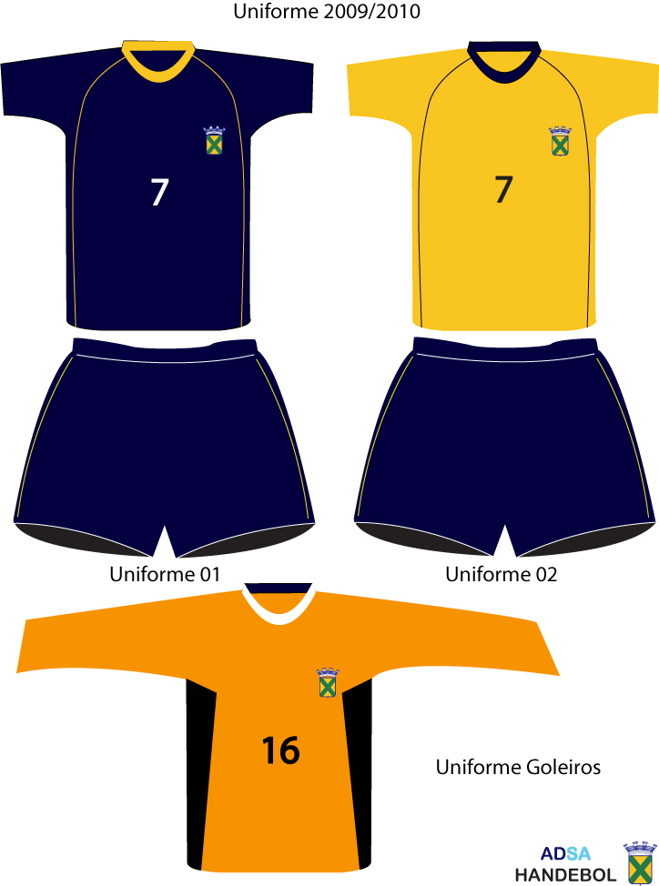 HANDEBOL SANTO ANDRÉ: Uniformes
