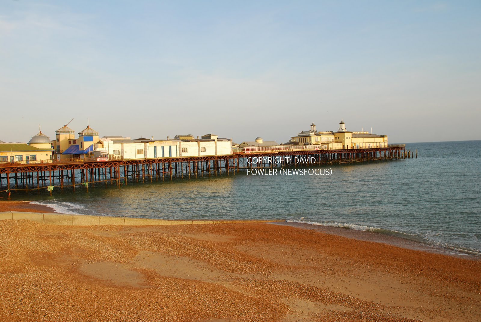 ShootingStock: Hastings pier destroyed (A landmark lost?):