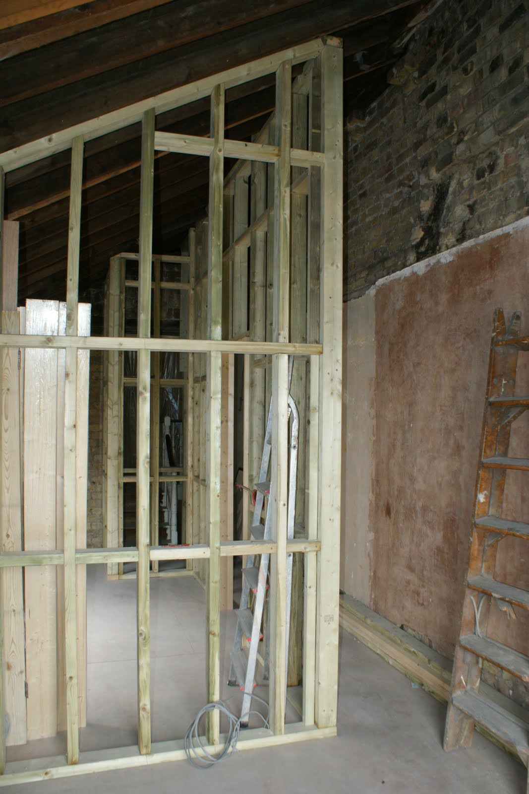 The House Renovation Project: Day 4, 5 & 6 - Internal wall construction ...