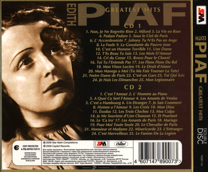 P. & C.: Edith Piaf - Greatest Hits (2008)