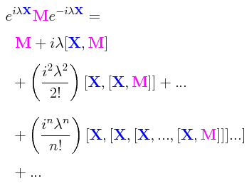 La Mecánica Cuántica: La matriz momentum como generadora de traslación