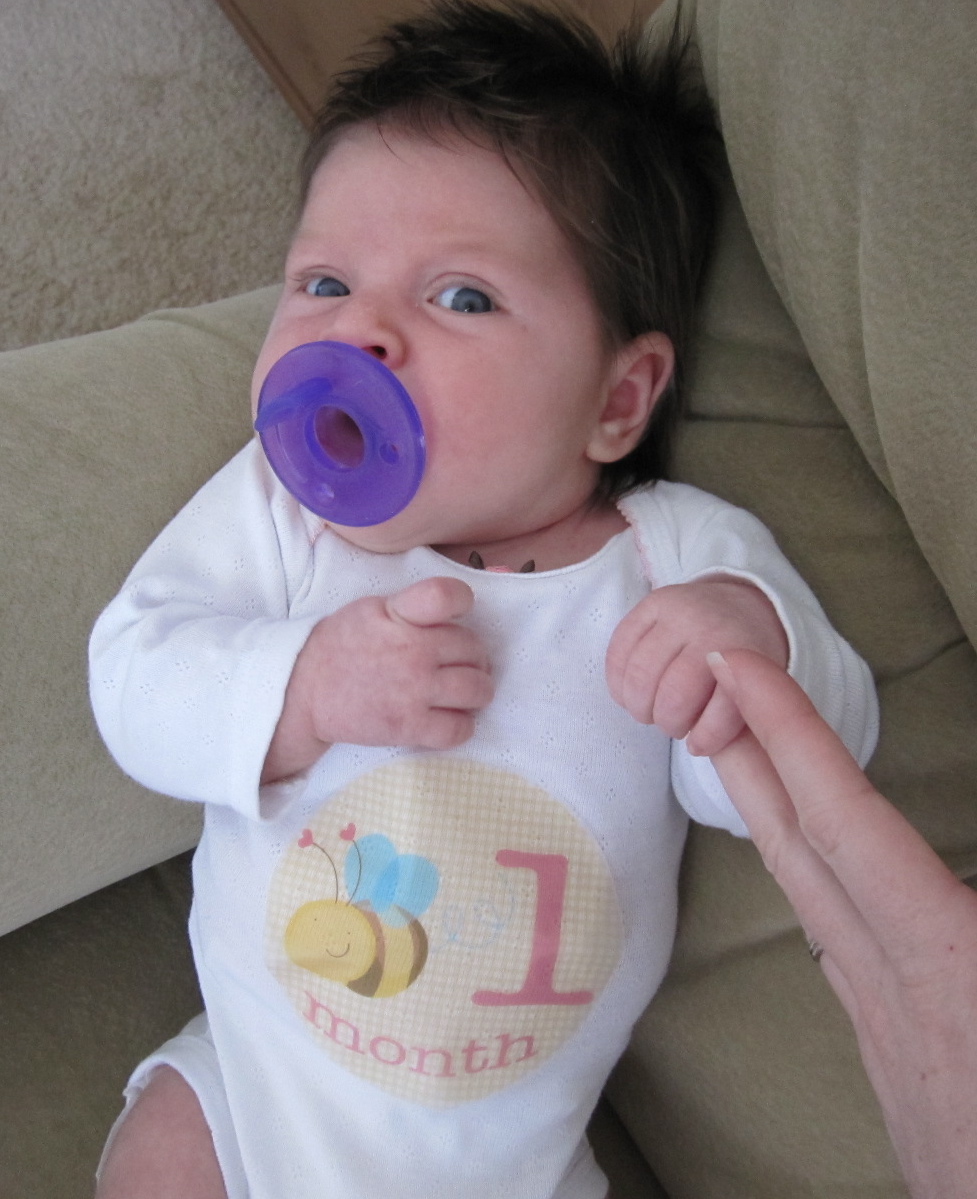 Torrey's blog: My baby is one month old today!