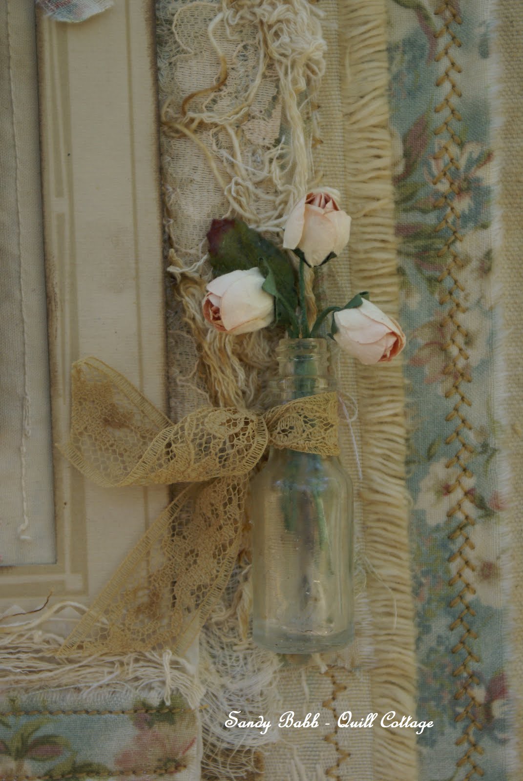 Quill Cottage: FABRIC COLLAGE, NEW ARTWORK...