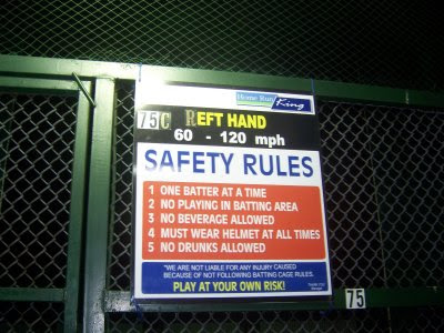 Potatoes to Papayas: Batting Cage Sign