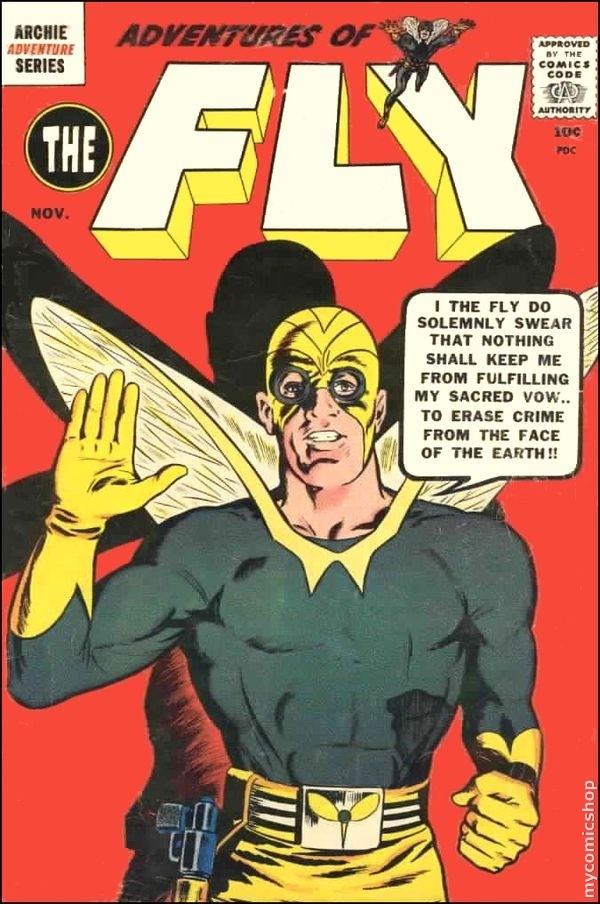 Jed Alexander: Daily Post: The Fly. A Superhero. A Drawing. A Brief ...