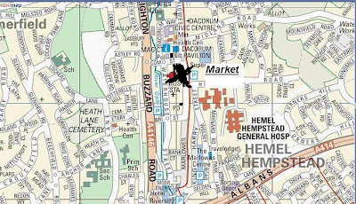 Hemel Hempstead Market: Hemel Hempstead Market Map and details