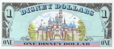 Main Street Gazette: Disney Dollars: Currency With Character For The ...