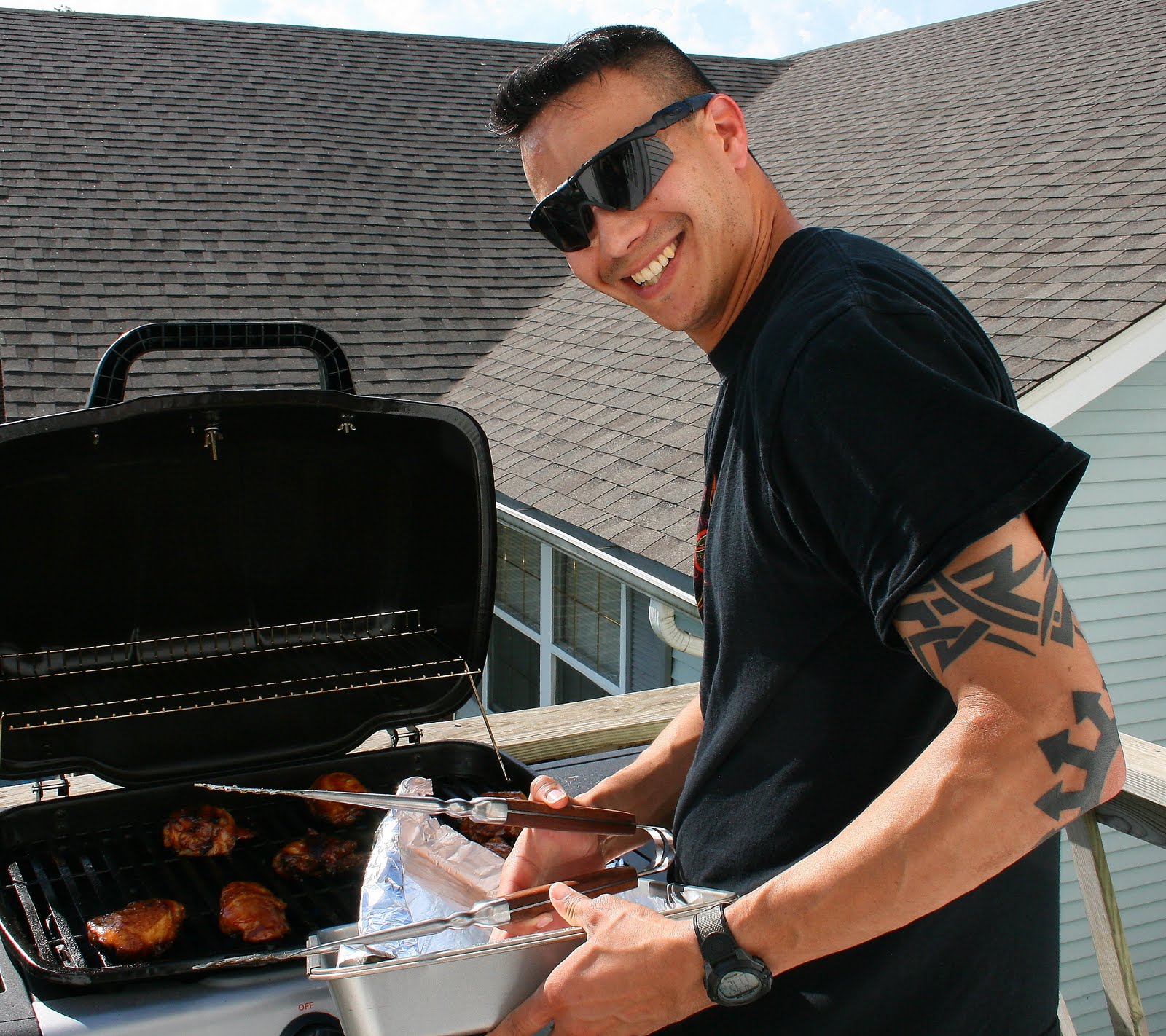 My Camo Colored Life: A Texas Man and His Grill