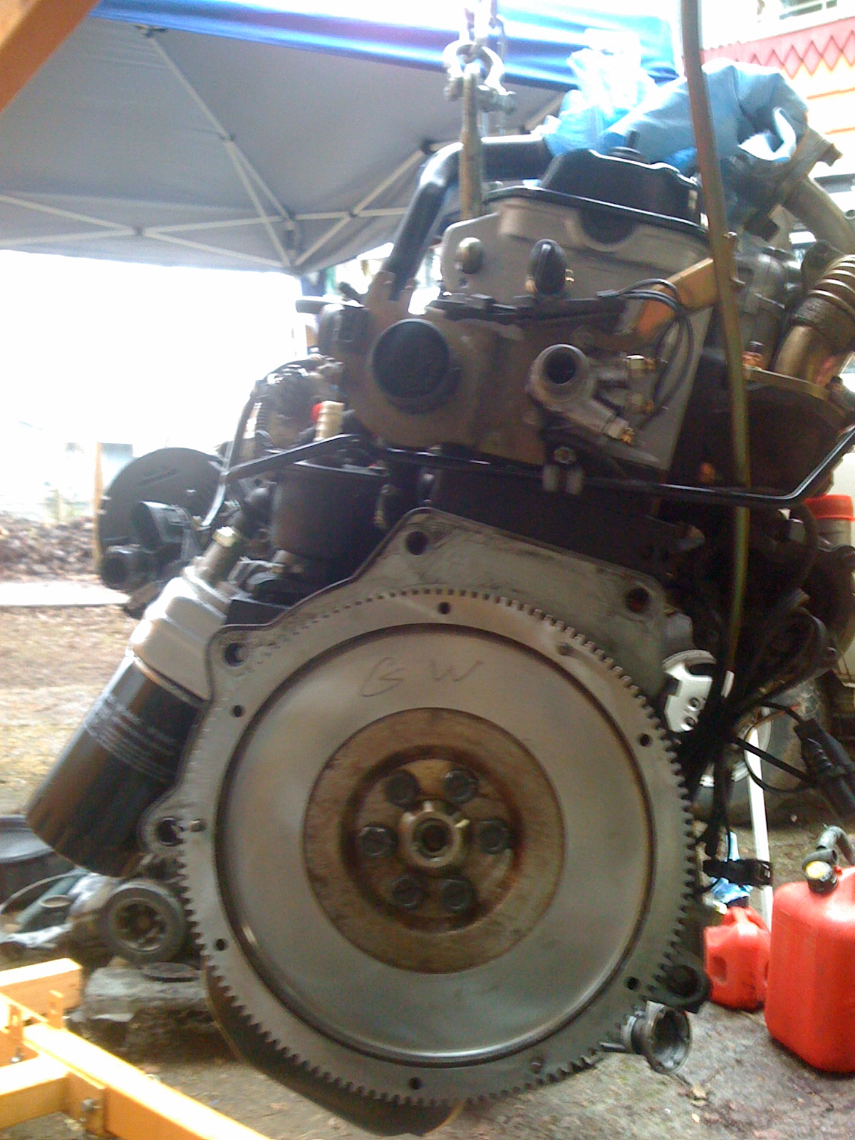 Grease Works shop notes: Eurovan 4-cyl AHU TDI engine/trans mating ...