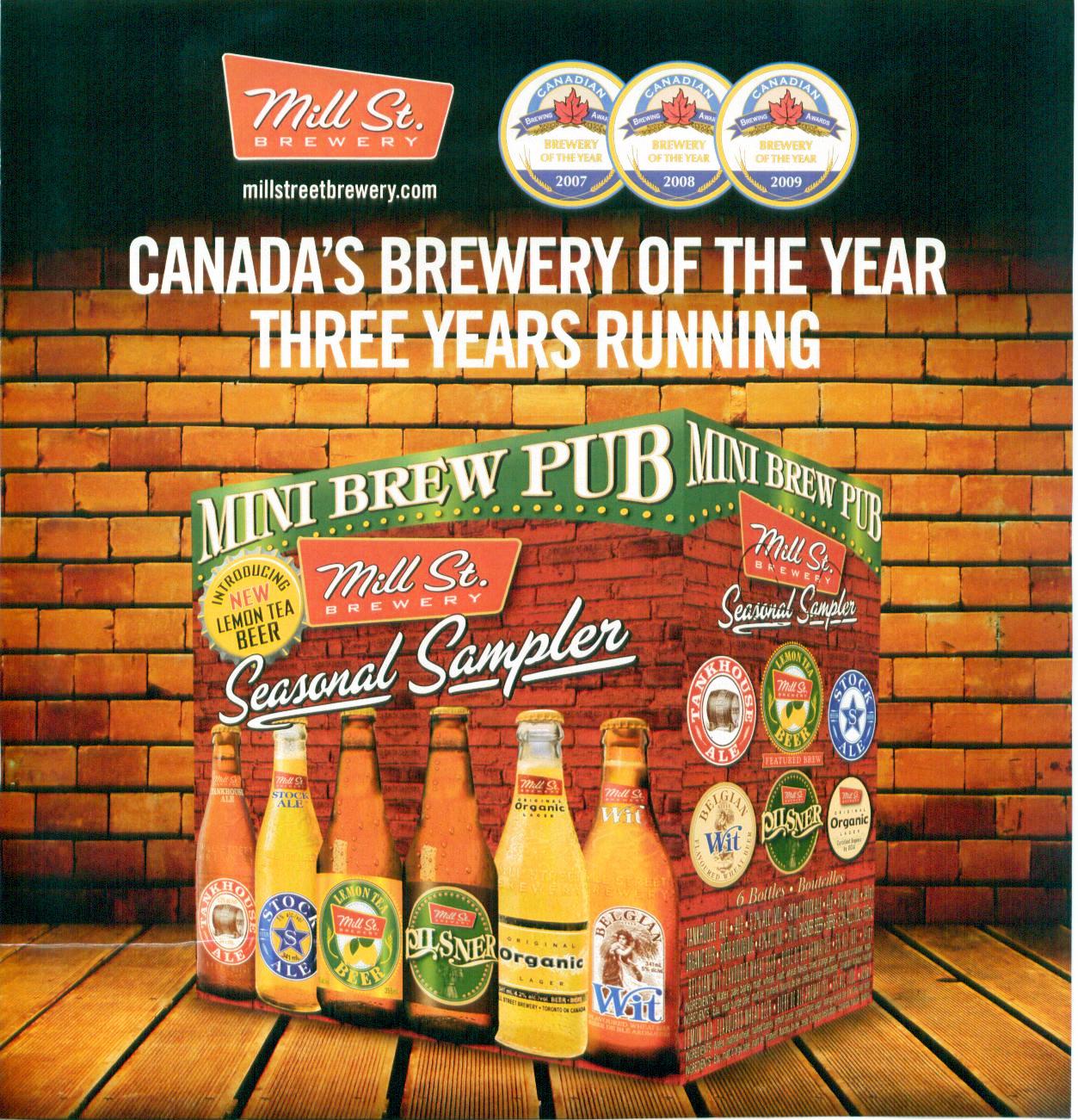 Beer Aficionado: Mill St Brewery: Summer Mixed 6pack
