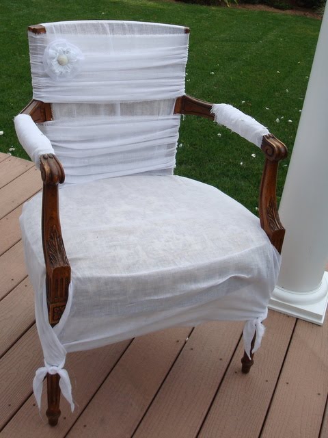 Fleur Cottage: temporary chair fix