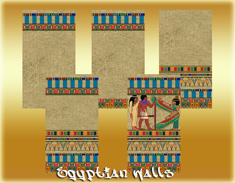 Helen-sims: TS3 Набор "Egyptian Room"