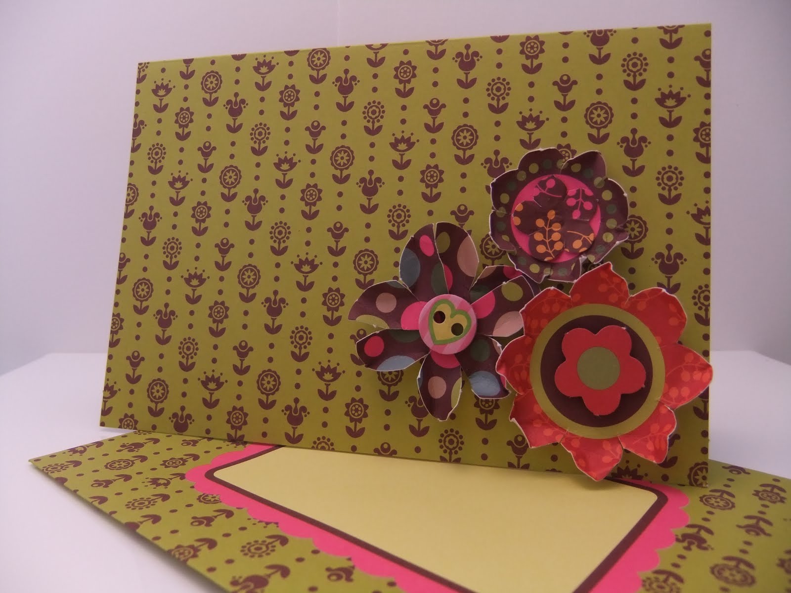 A Day in the Life of a Craft Fairy...: Floral Cards / Notelets from ...