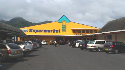 Winter Holidays: The Cook Island Trading Company Supermarket.