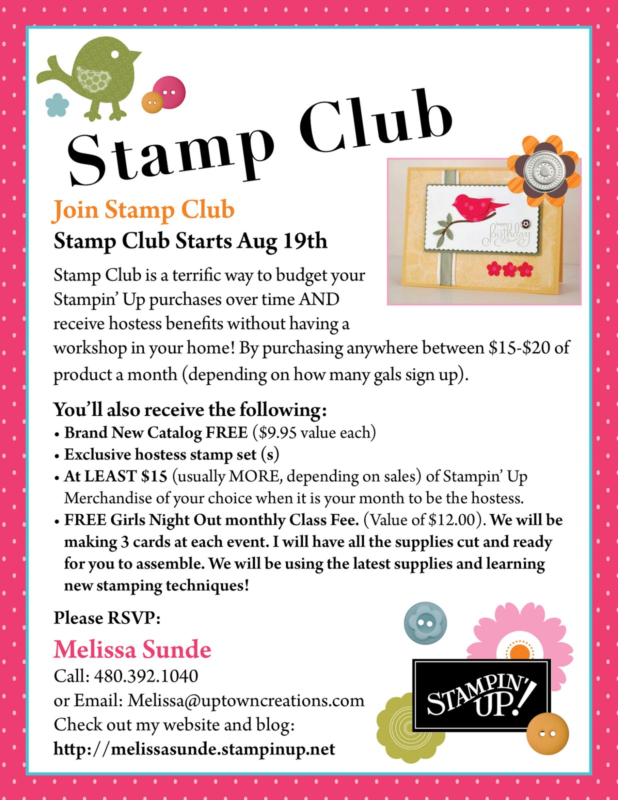 Uptown Creations- Stampin' Up! Independent Demonstrator: Last Call for ...