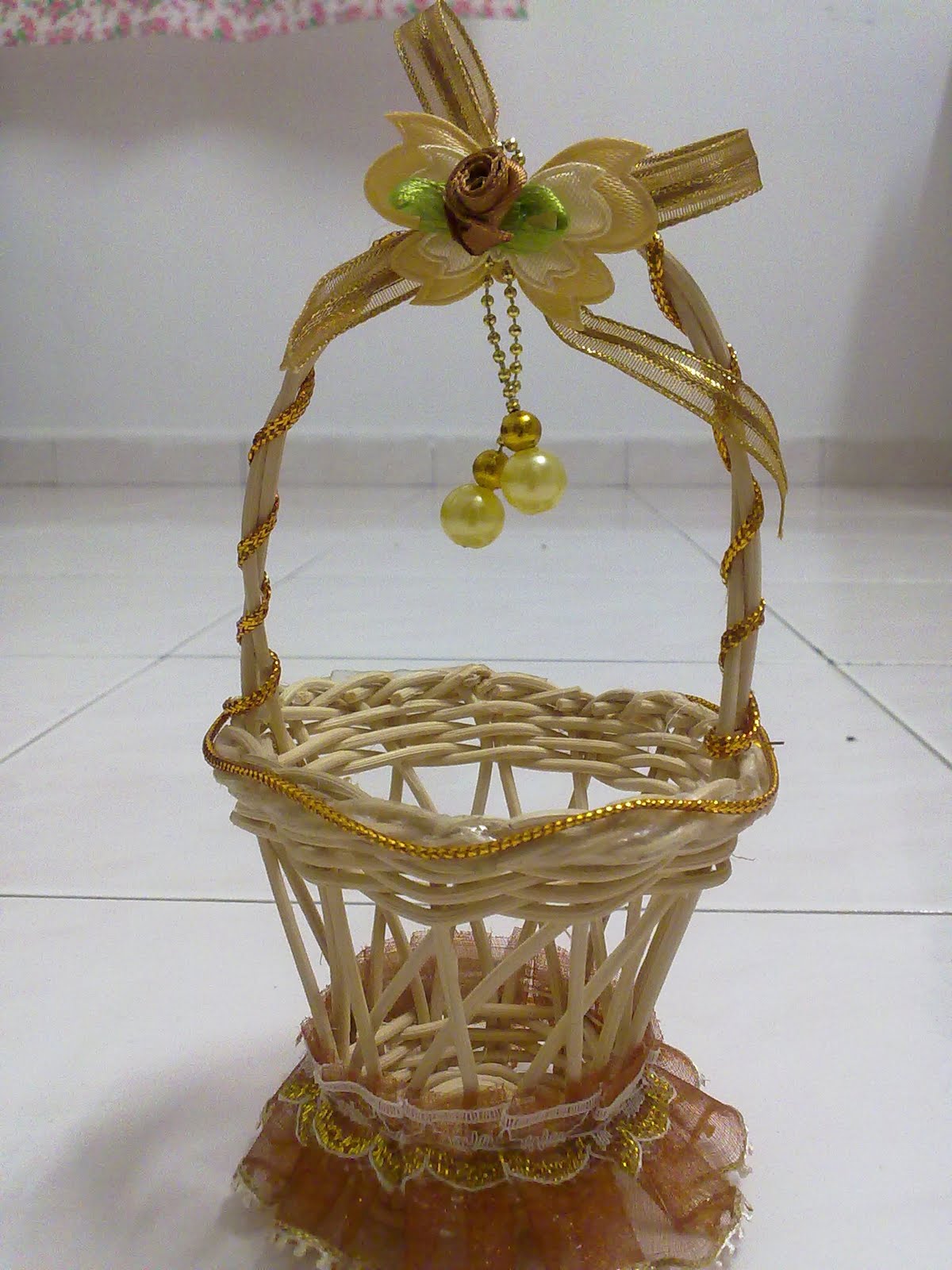 Bakul Rotan YusKreatif: bakul comel utk adik wed...