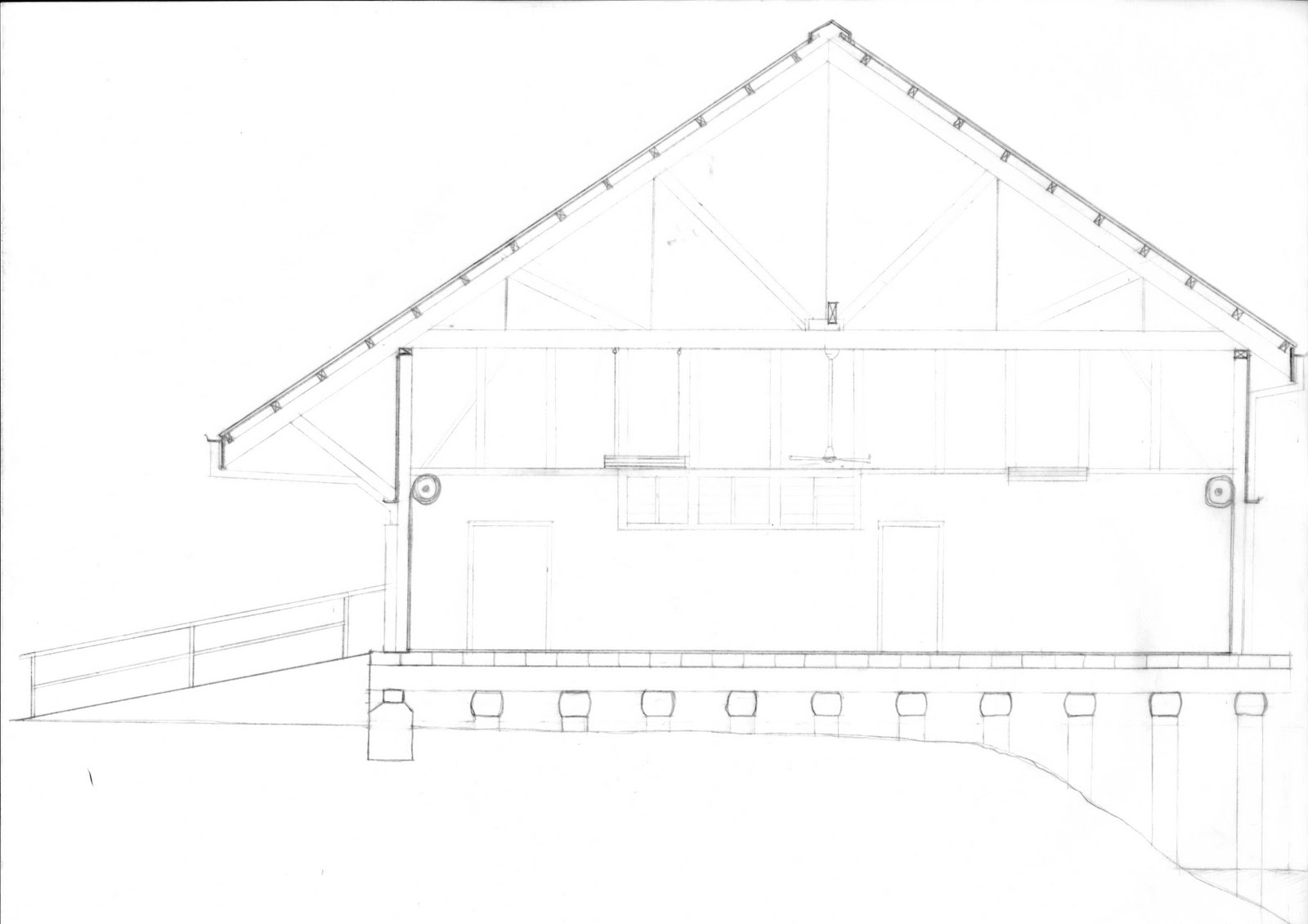 The Senses through Design: completed wharf section - technical