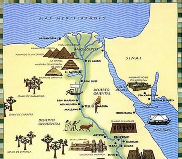 egiptoguia: Mapa de Egipto