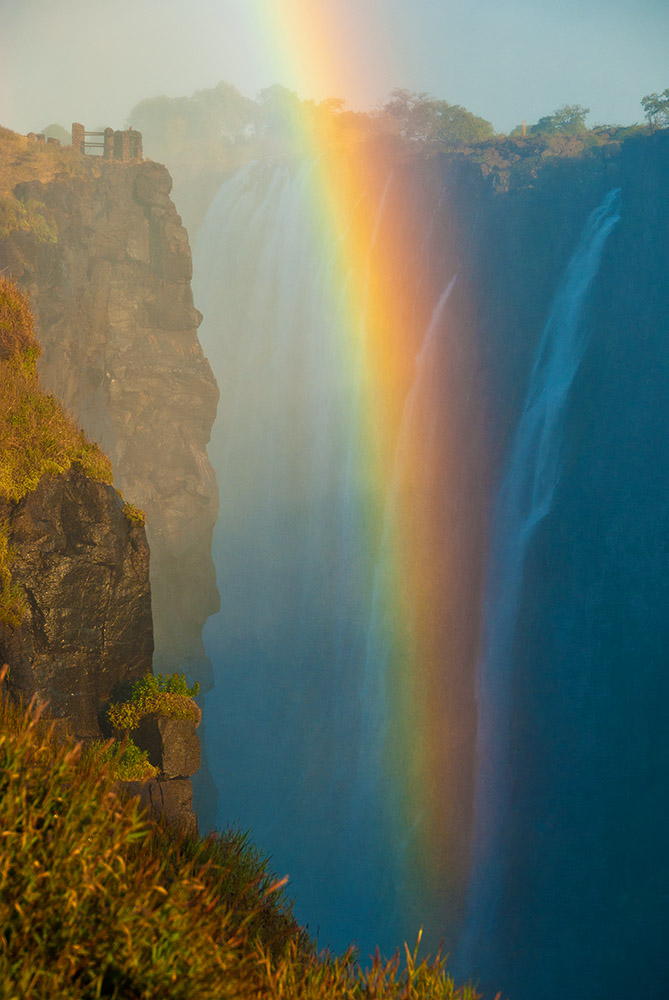 Jim Hamstra: Rainbow at Victoria Falls
