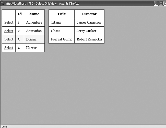 ASP.NET: Using the GridView Control