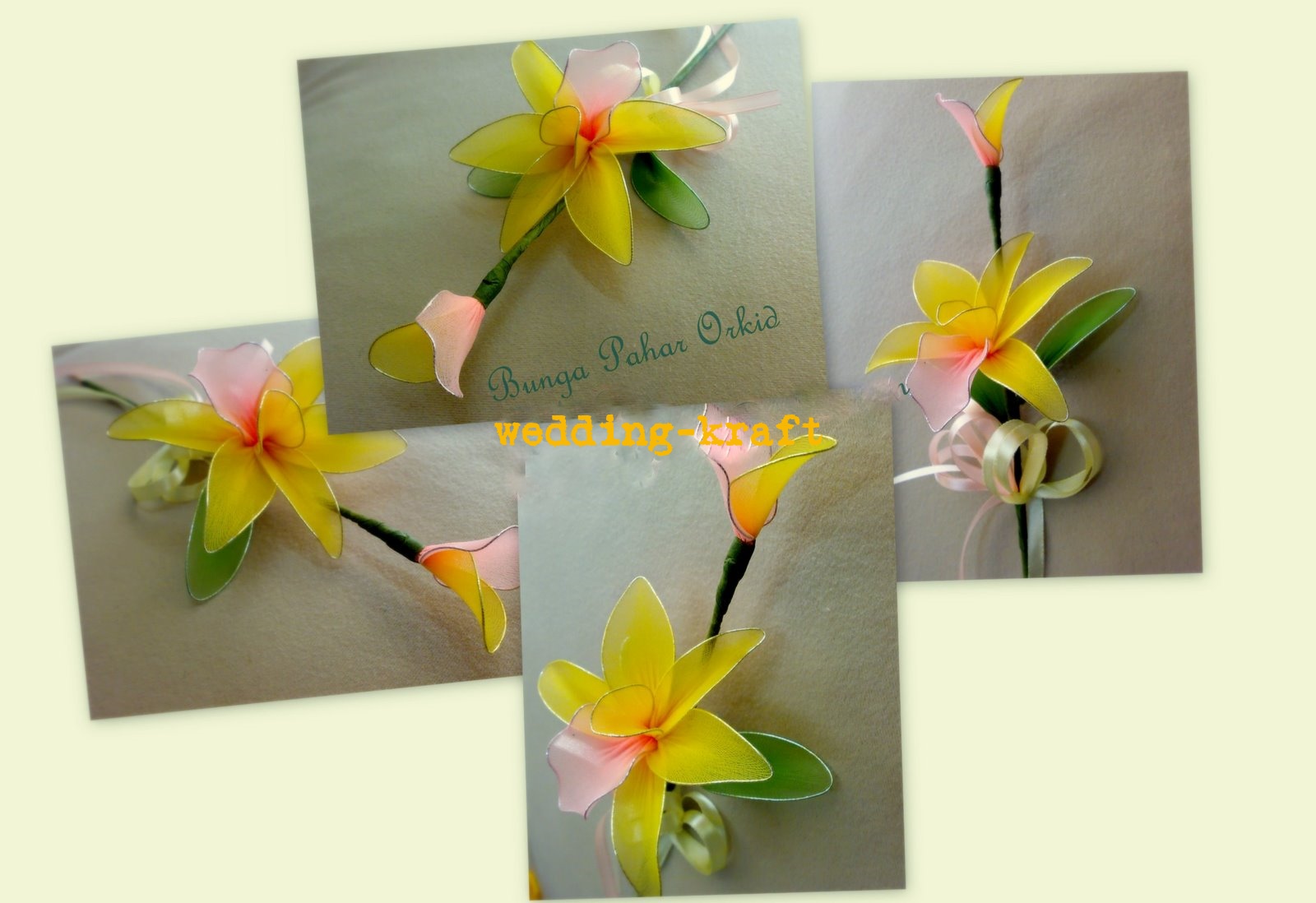 Wedding_kraft: Bunga Pahar - STOKIN