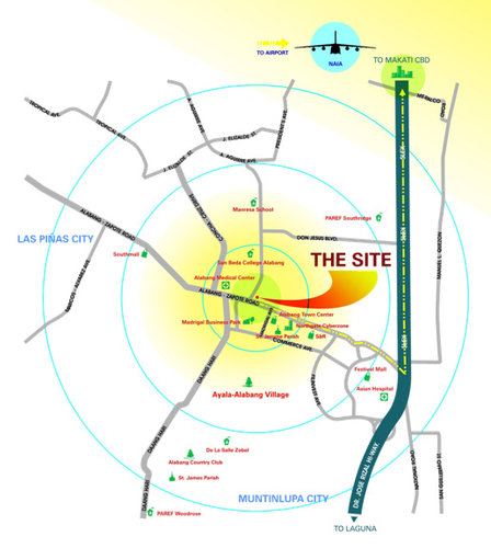 Avida Towers Alabang: Strategic Alabang Location of Avida Towers