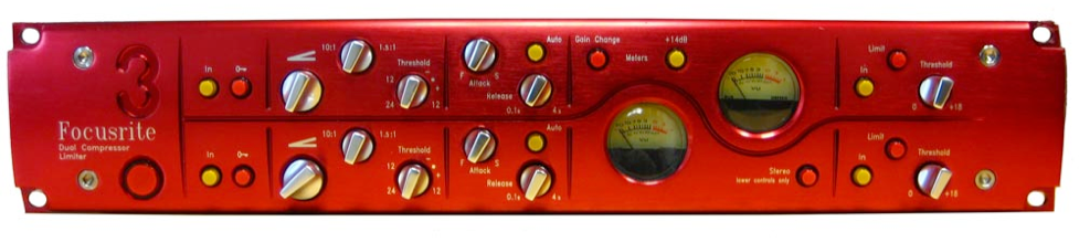 Meta Compressors: Focusrite RED 3 Compressor (used) Stereo Compressor ...