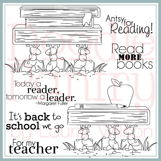 Alica's: Doodle Pantry - Book Ants Bookmarks