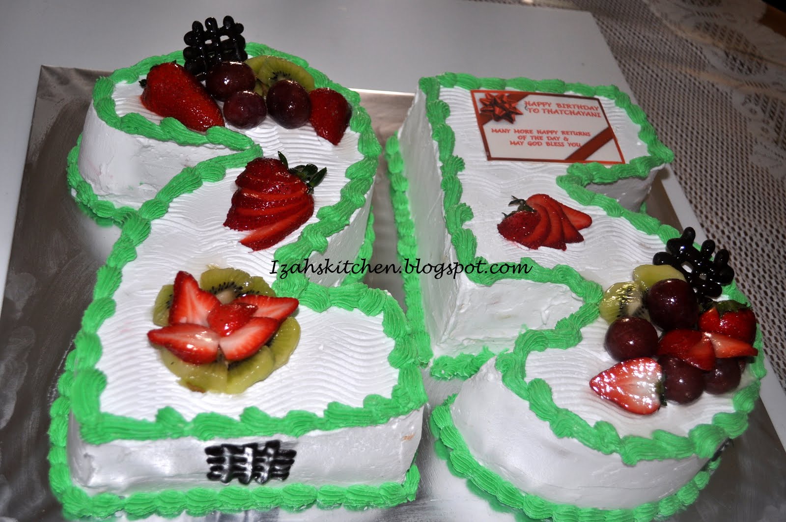 Izah's Kitchen: Number 25 cake