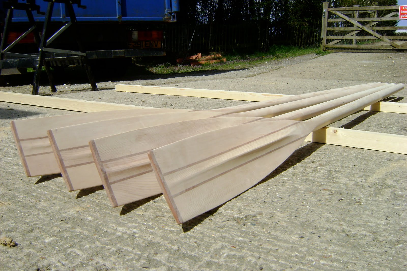 Marc'sBoats: Oar Making