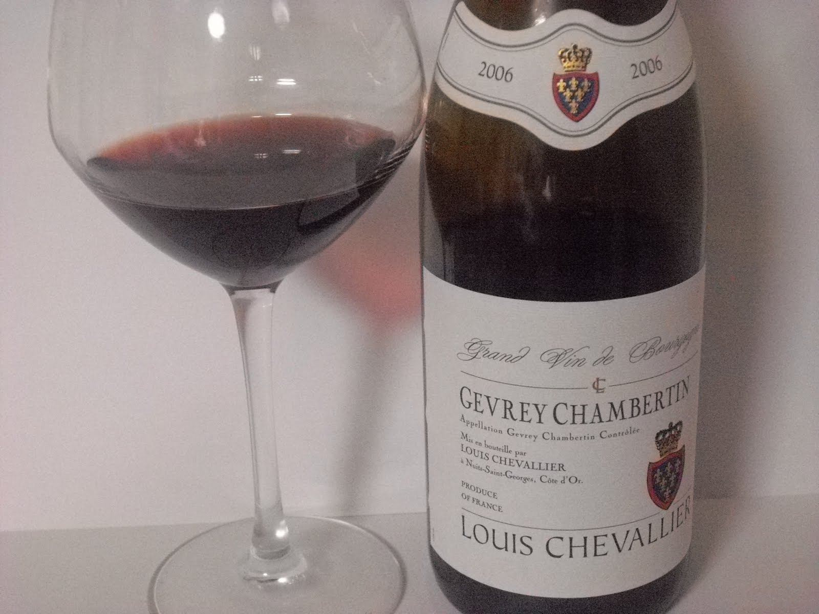 酔いどれブログ: LOUIS CHEVALLIER GEVEREY CHAMBERTIN 2006