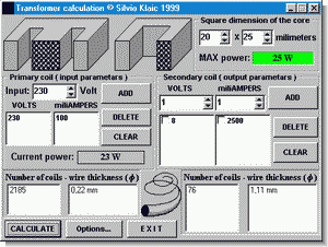 Control Transformer Sizing Calculator